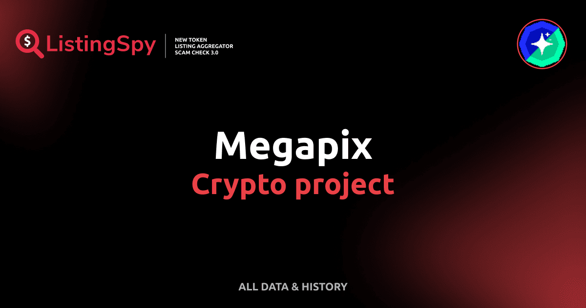 Megapix crypto project on ListingSpy | ListingSpy